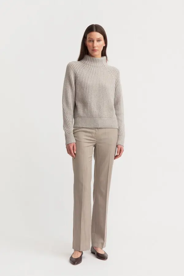 Iris Von Arnim Cashmere Sweater Bardelia - Pebble