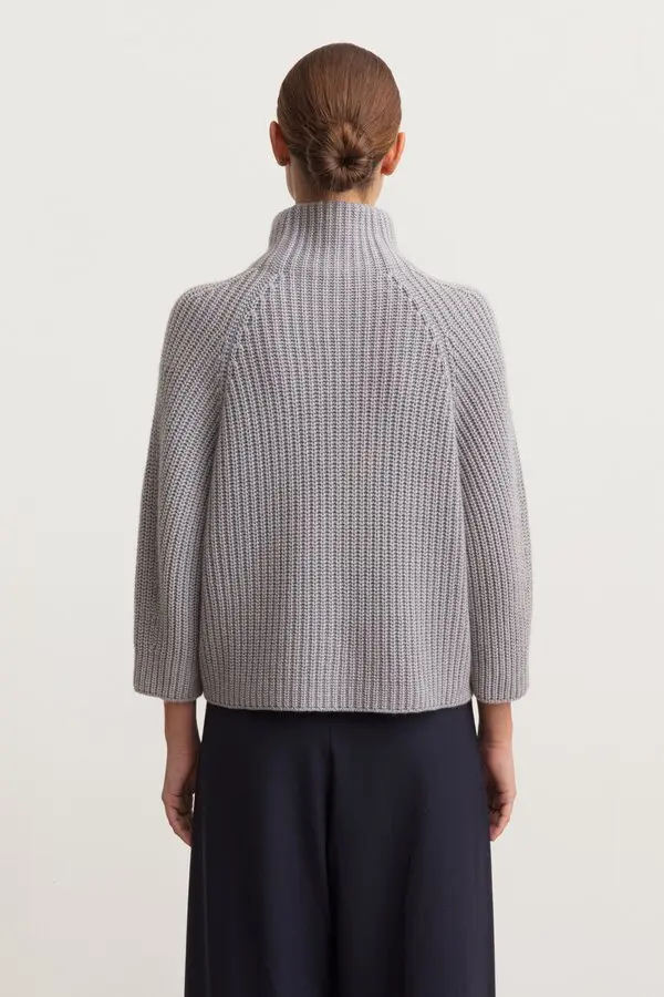Iris Von Arnim Stonewashed Cashmere Cardigan Fallou Zip