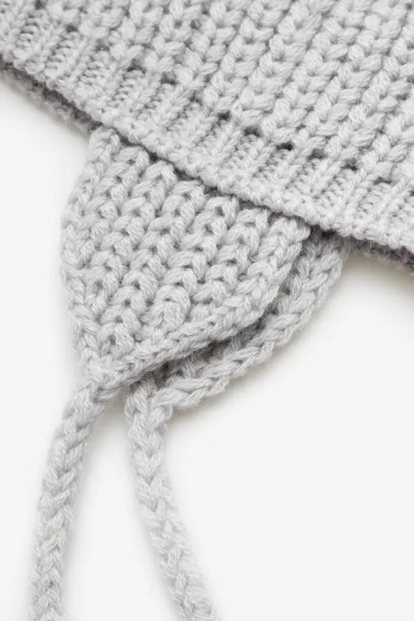 Iris Von Arnim Cashmere Hat Mini Carlos - Silver