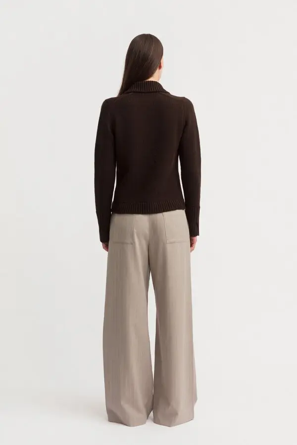 Iris Von Arnim Cashmere Cardigan Belarita - Chocolate