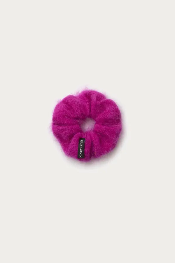 Iris Von Arnim Brushed Cashmere Scrunchie Brushed Scrunchy - Cassis