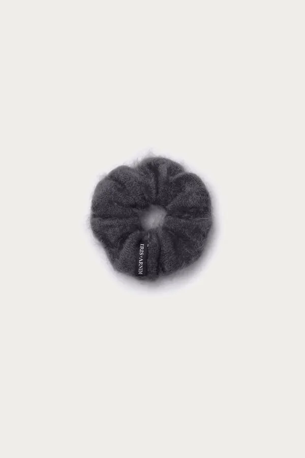 Iris Von Arnim Brushed Cashmere Scrunchie Brushed Scrunchy - Titanium