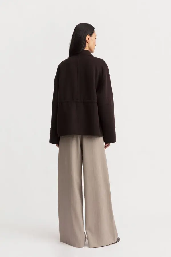 Iris Von Arnim Doubleface Jacket Danessa - Chocolate