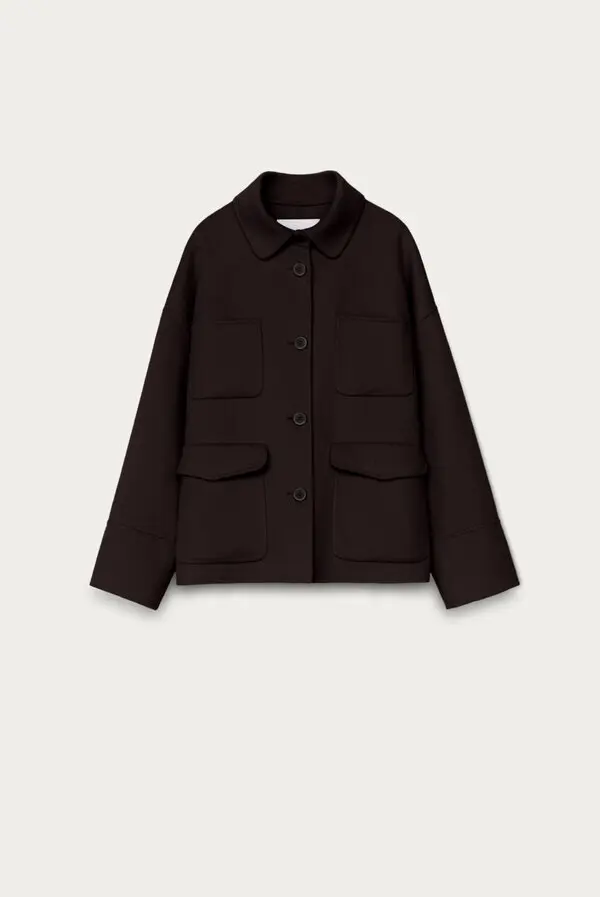 Iris Von Arnim Doubleface Jacket Danessa - Chocolate