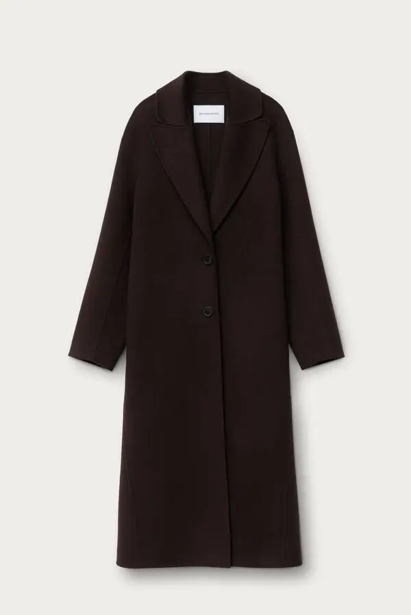 Iris Von Arnim Doubleface Coat Delara - Chocolate