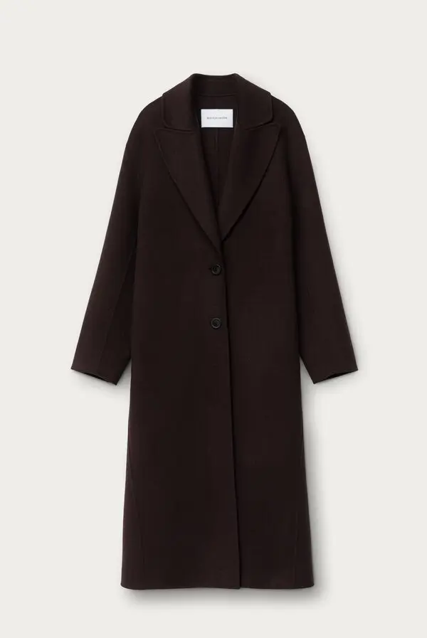Iris Von Arnim Doubleface Coat Delara - Chocolate
