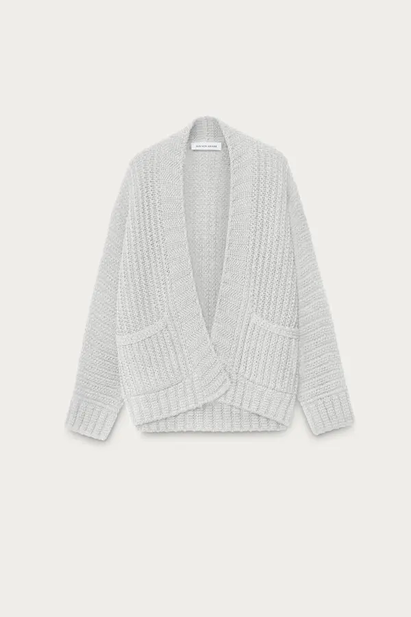 Iris Von Arnim Cashmere Cardigan Rosanna - Chalk