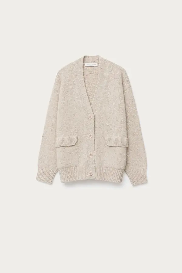 Iris Von Arnim Wool-cashmere Cardigan Talisa - Alabaster