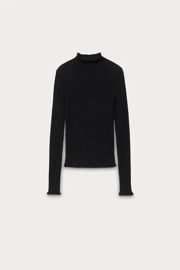 Iris Von Arnim Superfine Cashmere Shirt Leanor - Black