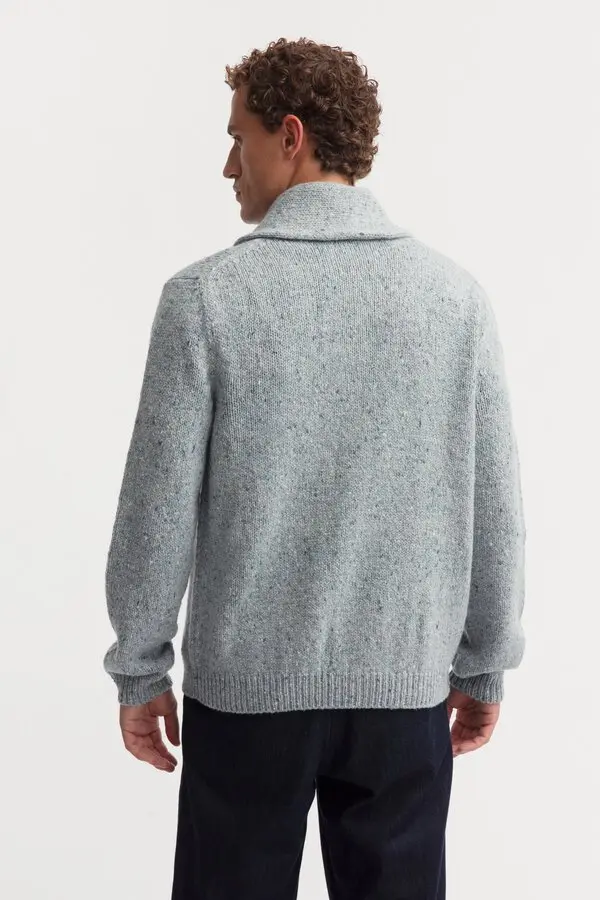 Iris Von Arnim Wool-cashmere Cardigan Callum - Arctic