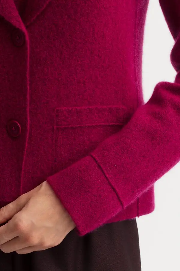 Iris Von Arnim Cashmere-silk Blazer Davita - Ruby