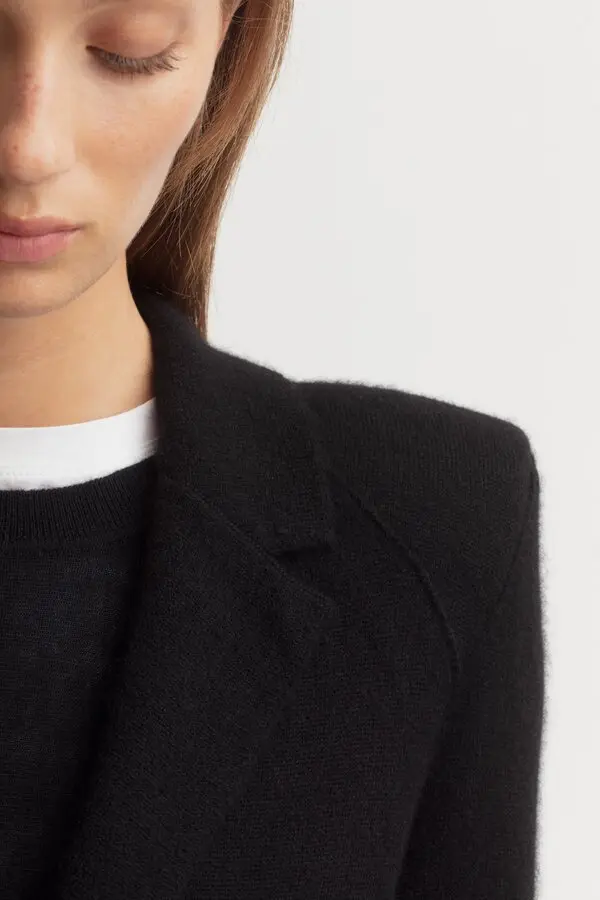 Iris Von Arnim Cashmere-silk Coat Davinia - Black