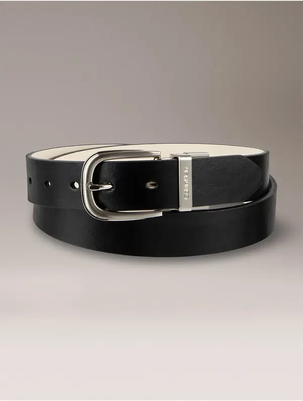 Calvin Klein Reversible Smooth Belt - Black
