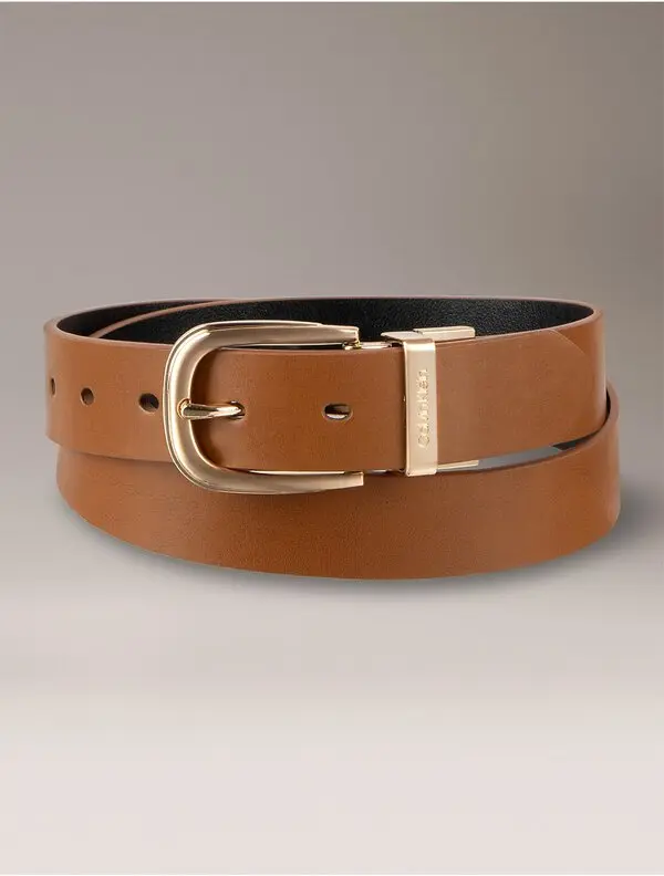 Calvin Klein Reversible Smooth Belt - Brown