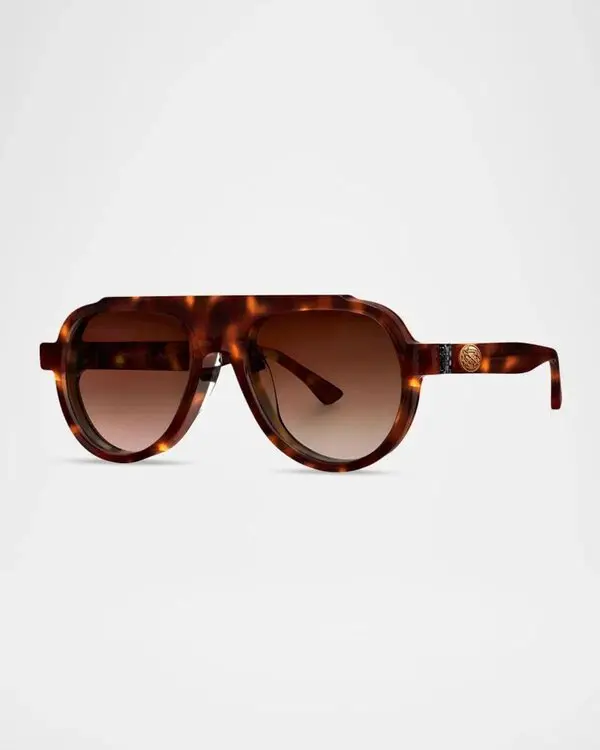 Thierry Lasry X Faena Clandesty 57mm Aviator Sunglasses