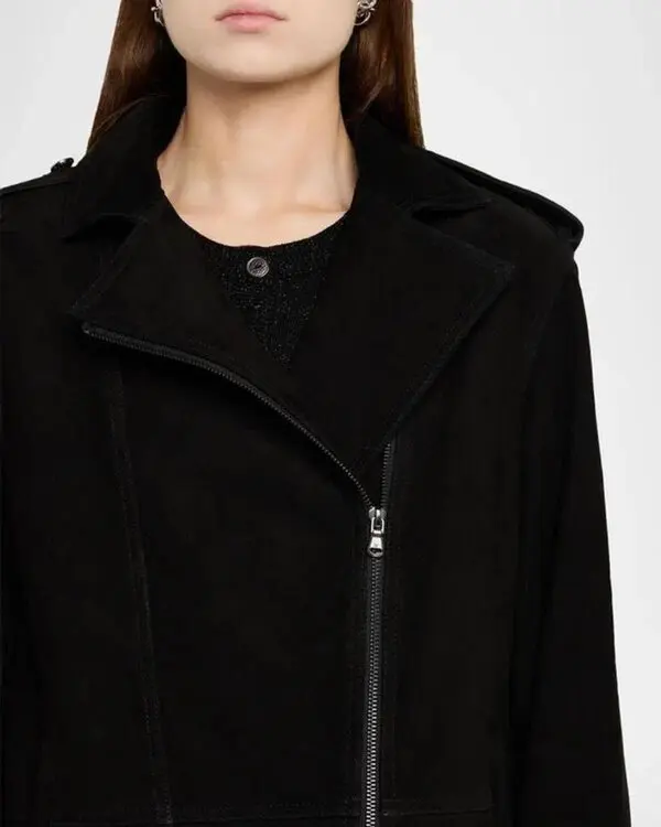 Kobi Halperin Priscilla Suede Moto Jacket
