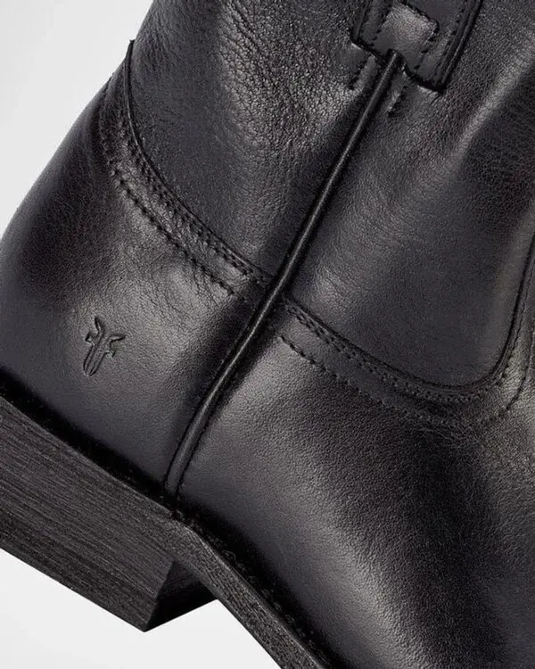 THE FRYE COMPANY Billy Leather Short Western Boots