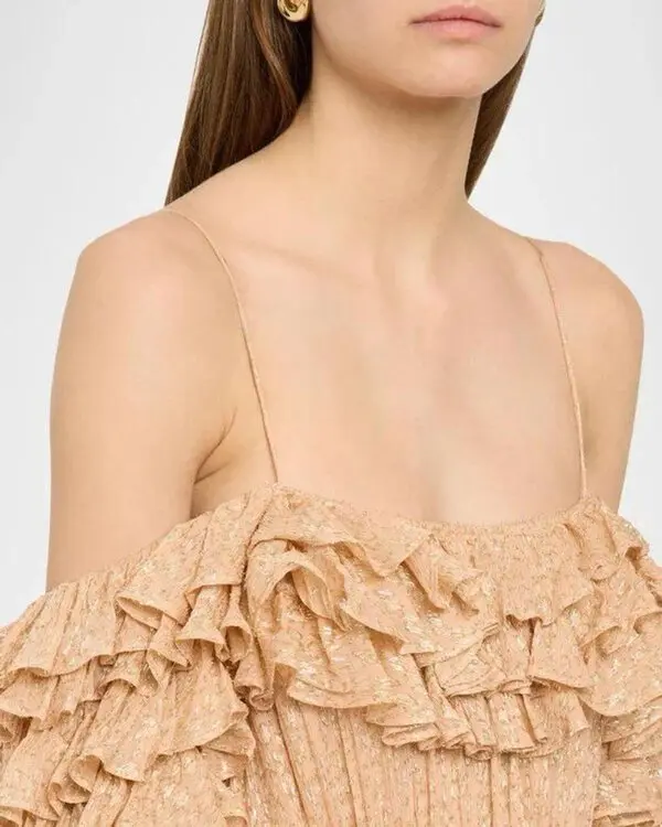 Ulla Johnson Persephone Off-the-shoulder Gown