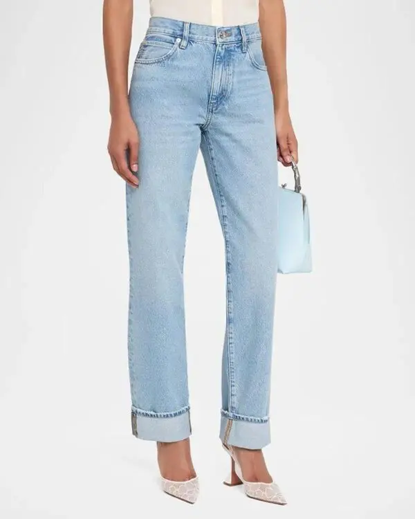 FRAME The Cuffed Hang Jeans