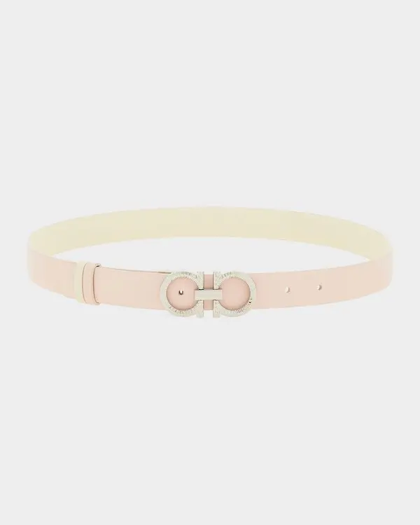 FERRAGAMO Gancini Leather Belt