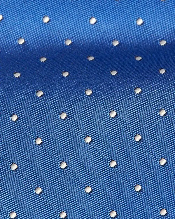 Ralph Lauren Purple Label Apos;s Peau De Soie Silk Pindot Tie