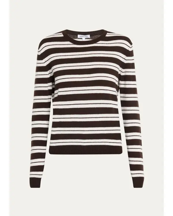 Veronica Beard Frankie Striped Cashmere Sweater
