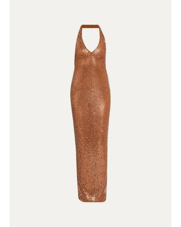 Retrofete Lolly Sequined Maxi Dress