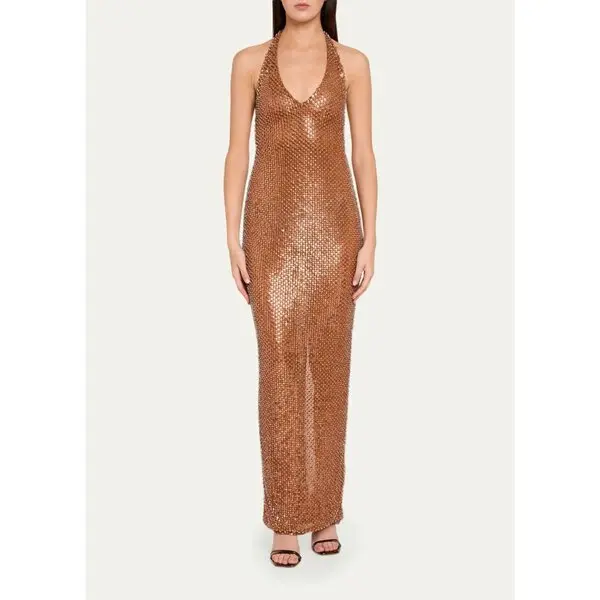 Retrofete Lolly Sequined Maxi Dress