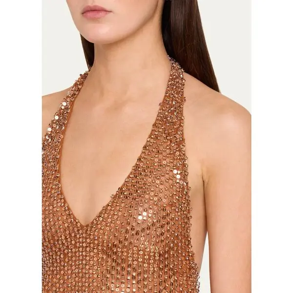 Retrofete Lolly Sequined Maxi Dress