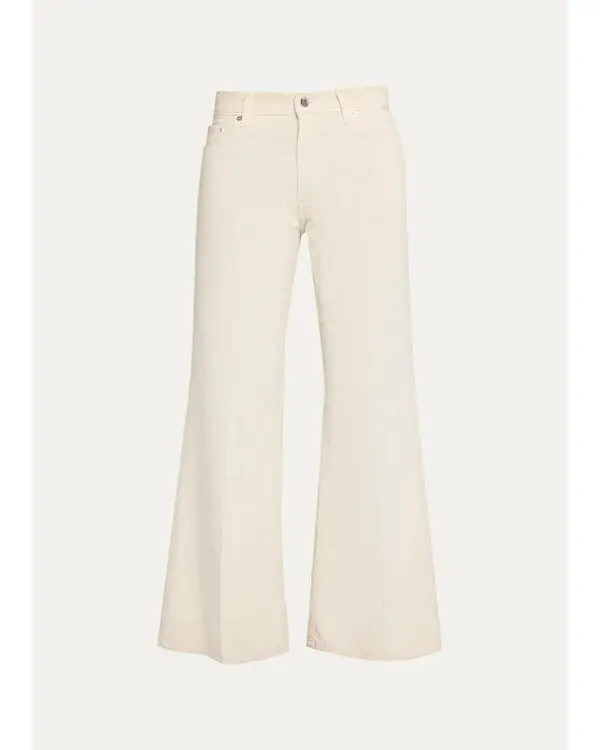 HAIKURE Clara Cropped Wide-leg Jeans