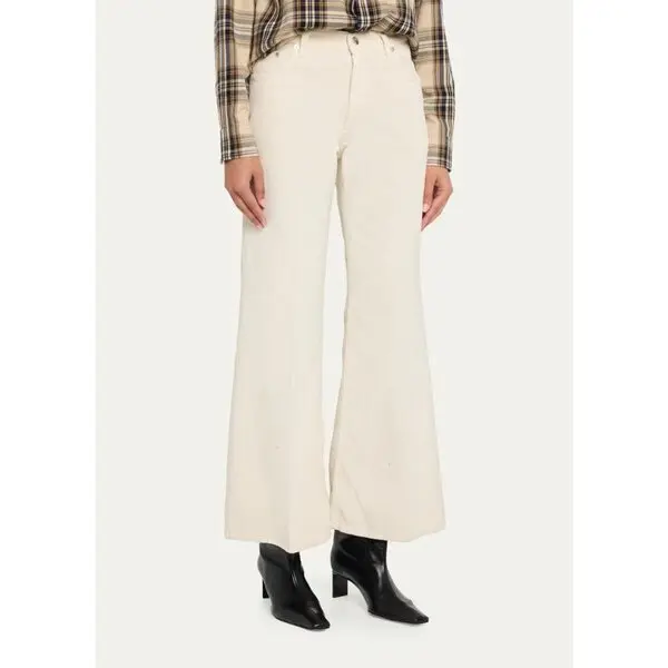 HAIKURE Clara Cropped Wide-leg Jeans