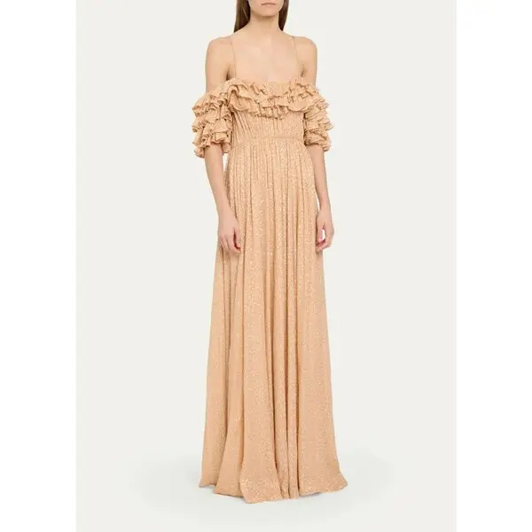 Ulla Johnson Persephone Off-the-shoulder Gown