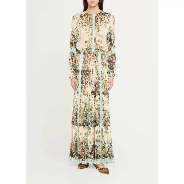 Ulla Johnson Elenora Floral Silk Blouse