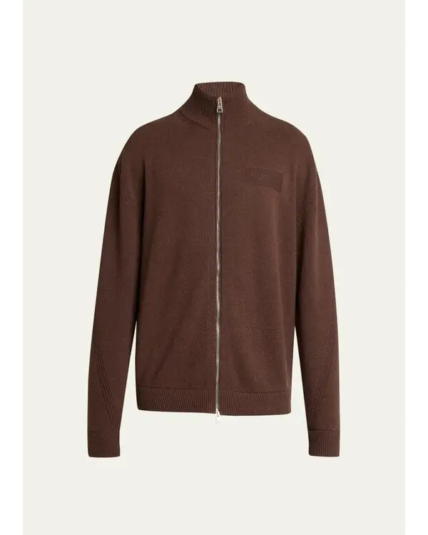 Givenchy Couture Seam Wool-cashmere Knit Blouson