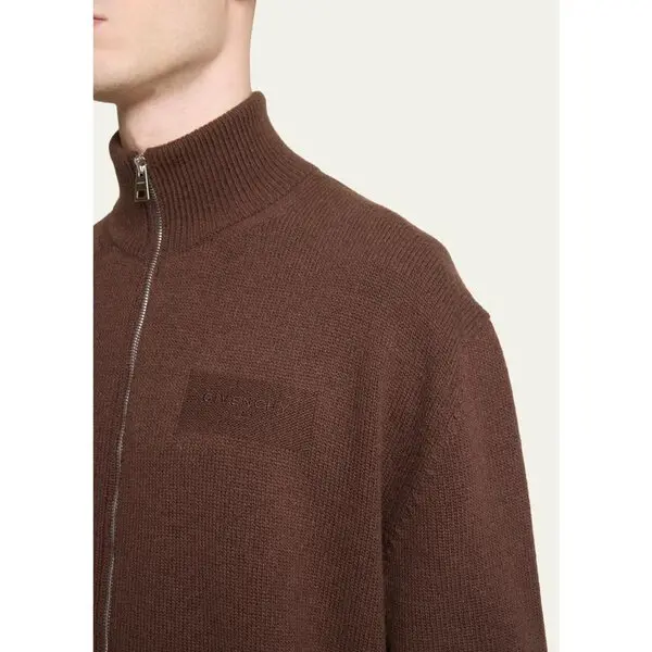 Givenchy Couture Seam Wool-cashmere Knit Blouson