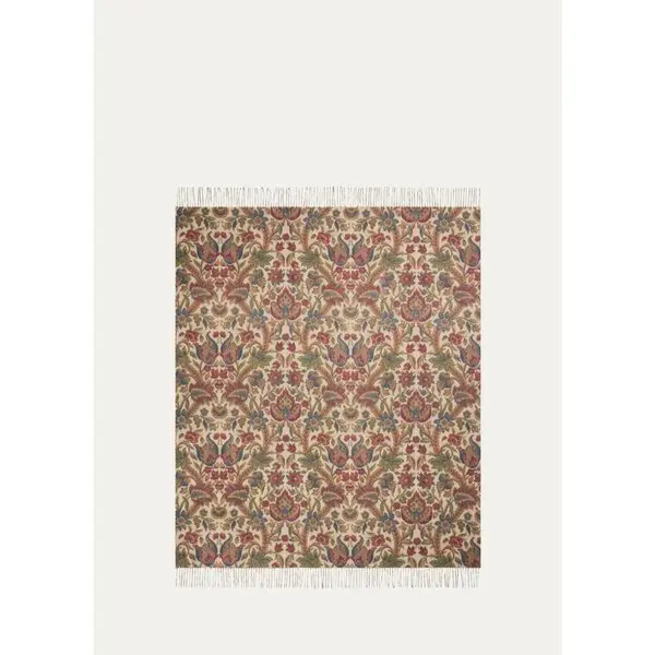 Alonpi Floral Cashmere Throw