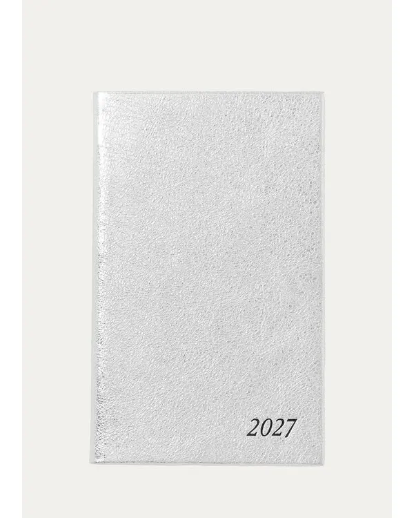 Smythson Panama 2027 Weekly Journal In Metallic Leather