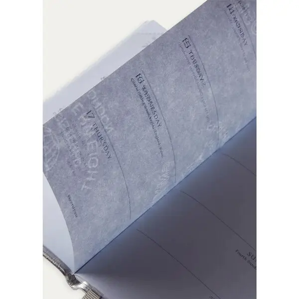 Smythson Panama 2027 Weekly Journal In Metallic Leather