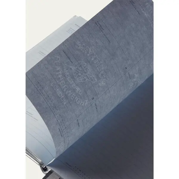 Smythson 2027 Soho Weekly Agenda In Metallic Panama Leather