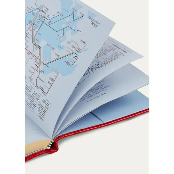 Smythson Soho 2027 Weekly Journal In Mara Croc-embossed Leather With Slide