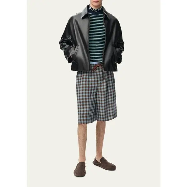 Loewe Nappa Leather Zip-up Jacket