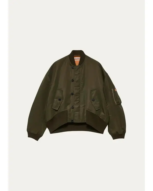 JW Anderson Oversized Curved Bomber Jacket
