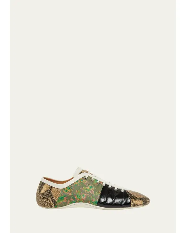 Dries Van Noten Natta Multi-patch Low-top Sneakers