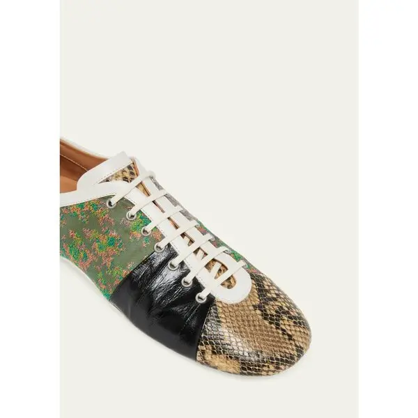 Dries Van Noten Natta Multi-patch Low-top Sneakers
