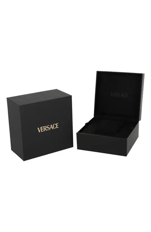 Versace Dominus Chronograph Tonneau Two-tone Bracelet Watch