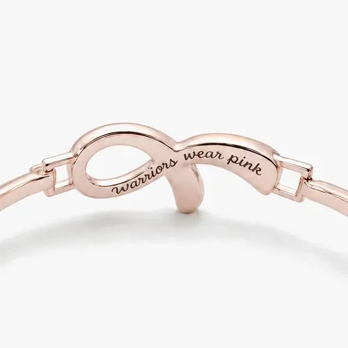 ALEX AND ANI Warriors Wear Pink' Breast Cancer Tension Bangle