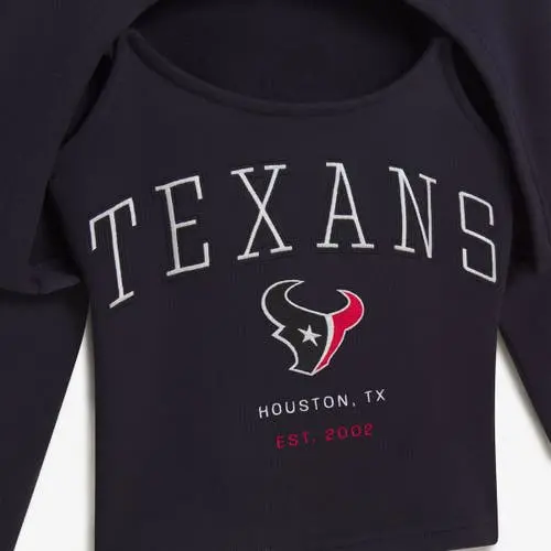 OFF SEASON Houston Texans Fleece Shrug Cami