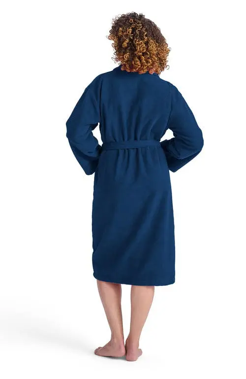 CHRISTY Supersoft Cosy Microvelour Soft Bath Robe - Navy