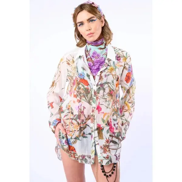 ARATTA Lilia Embroidered Shirt - White