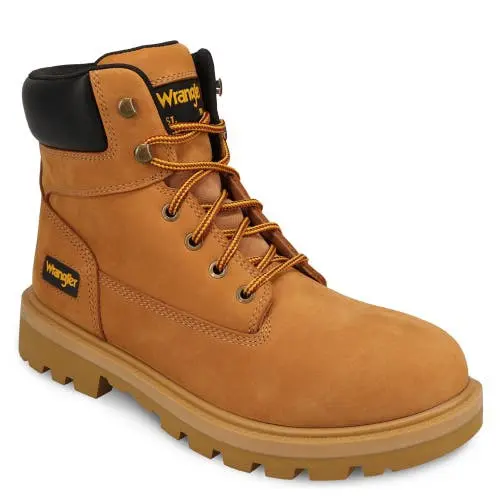Wrangler Angus Steel Toe Work Boot - Wheat